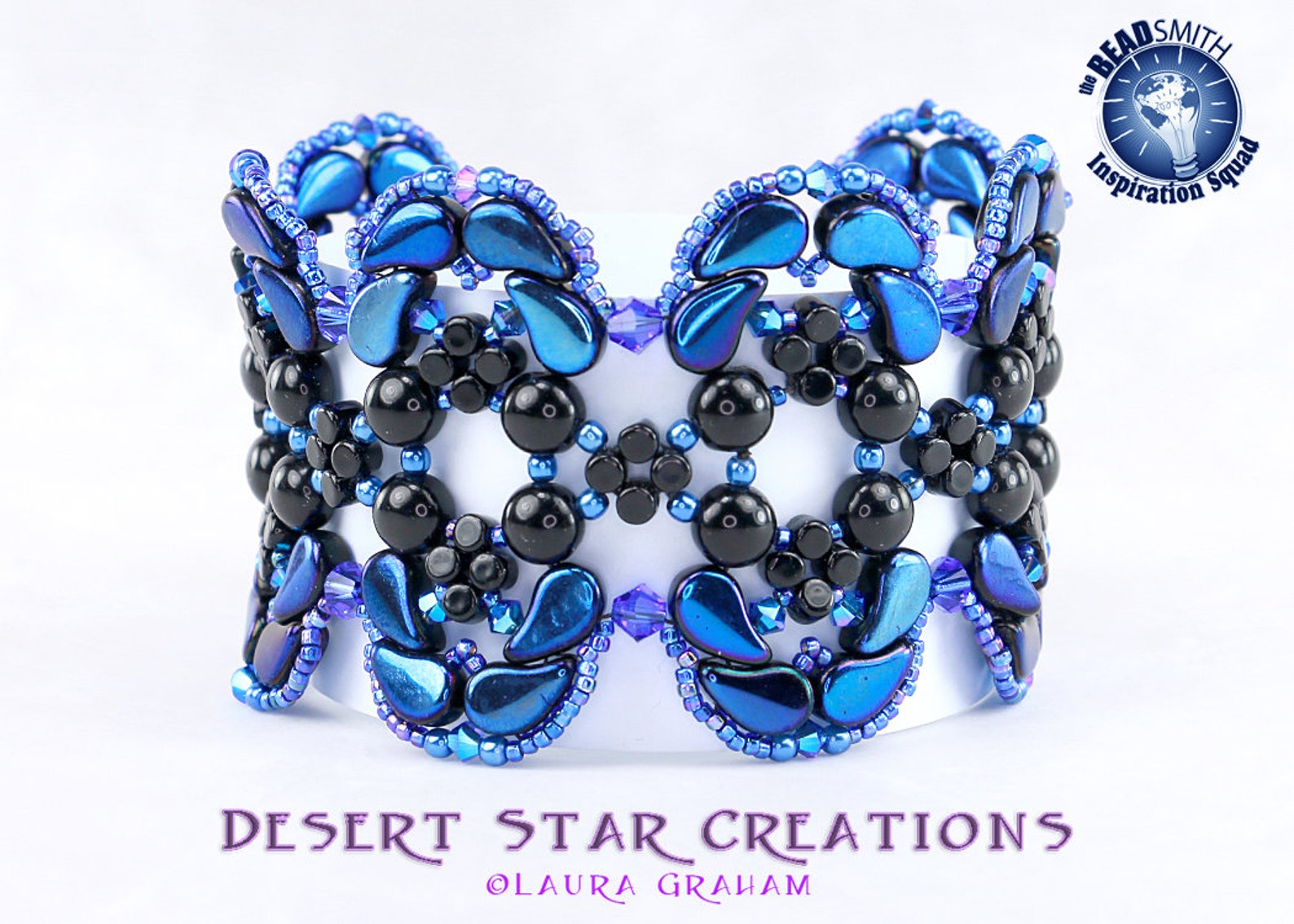 Dame Paisley Cuff Bracelet Tutorial Paisleyduo Bead Pattern - Etsy