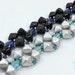 Path to the Pyramids Bracelet Beading Tutorial, RAW Beadweaving Pattern ...