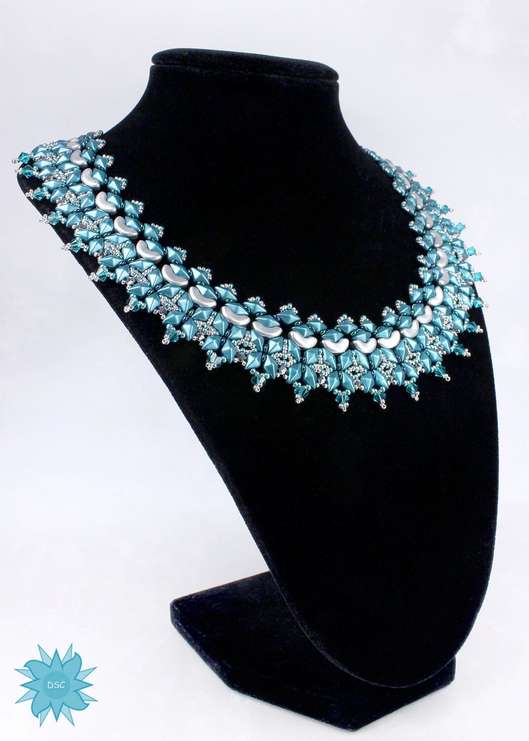 Knights Armor Collar Necklace Tutorial Two Hole Czech - Etsy