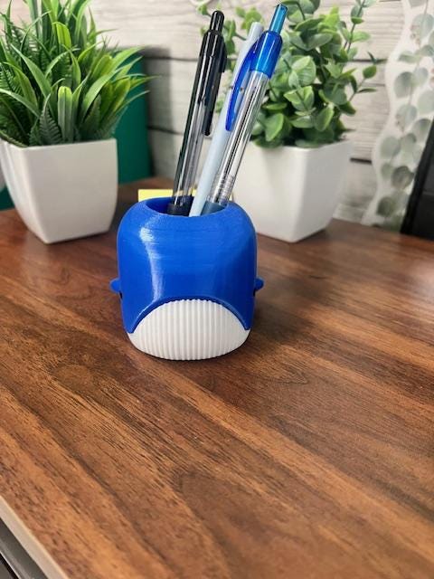 3D Printed Whale Desk Organizer - for Pencils, Pens, Accessories ...
