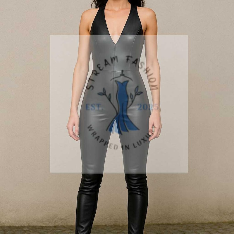 Leather Catsuit - Etsy