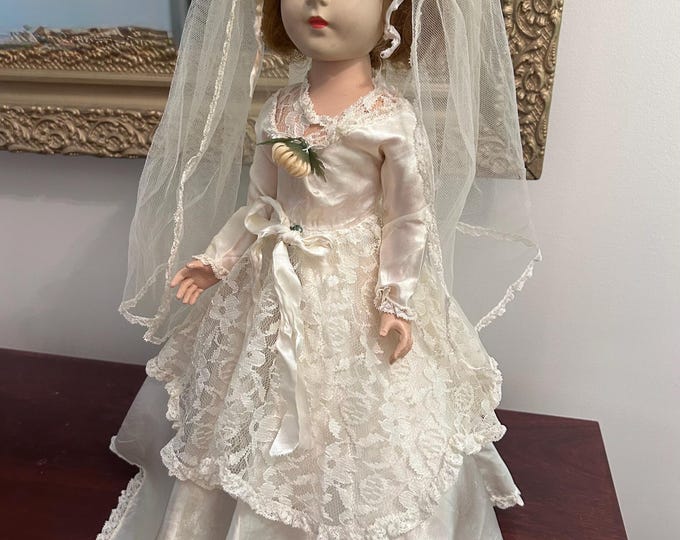 Vintage American Character Bride Doll, Sweet Sue, Midcentury, Hard ...