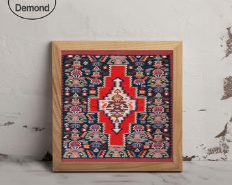 Kilim Art Print, Handmade Wall Decor for Modern and Traditional ...