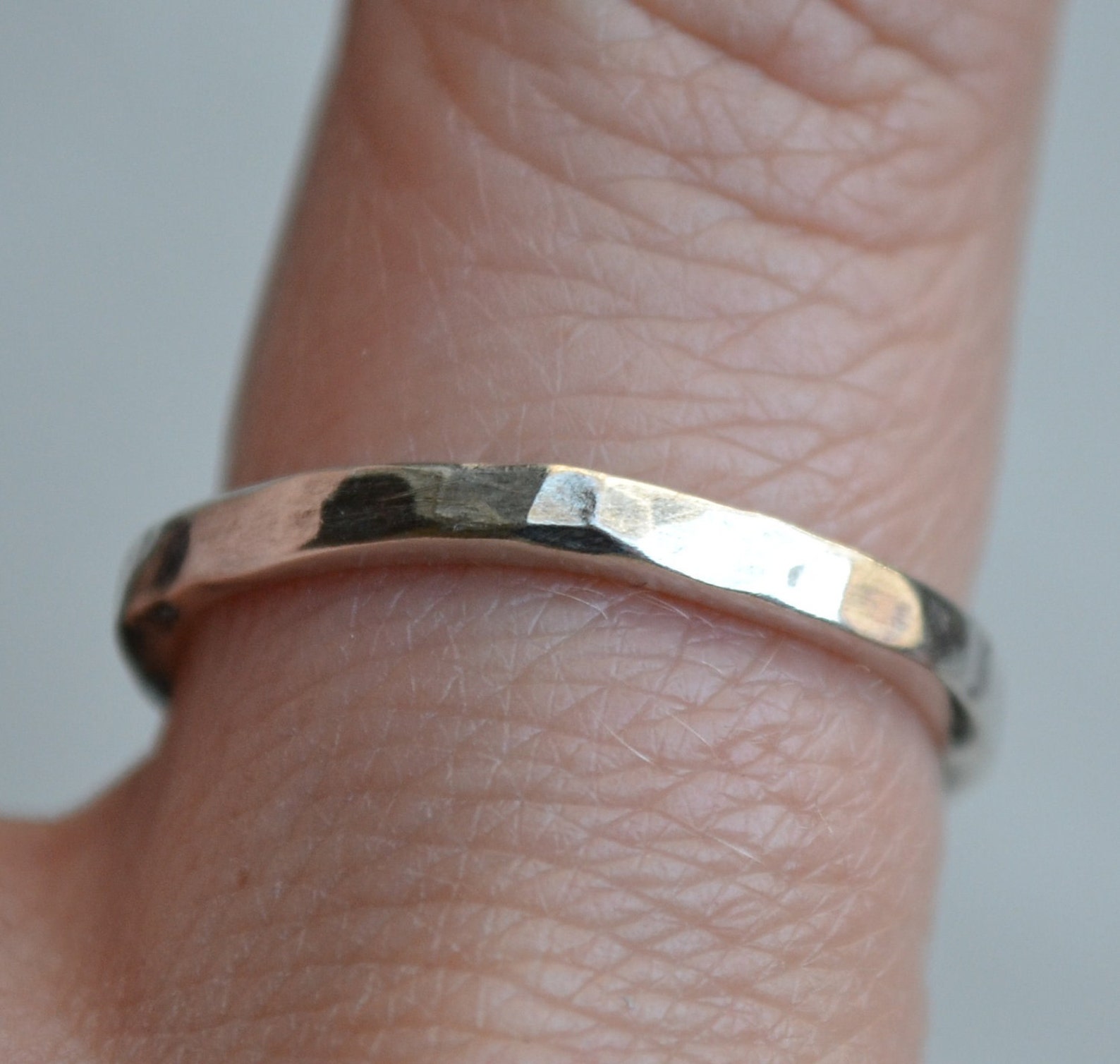 Womens silver wedding band handmade artisan designed | Etsy