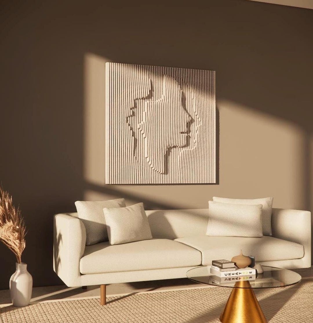 Parametric Wall Art Design | 3D Layered Wooden Wall Panel for CNC ...