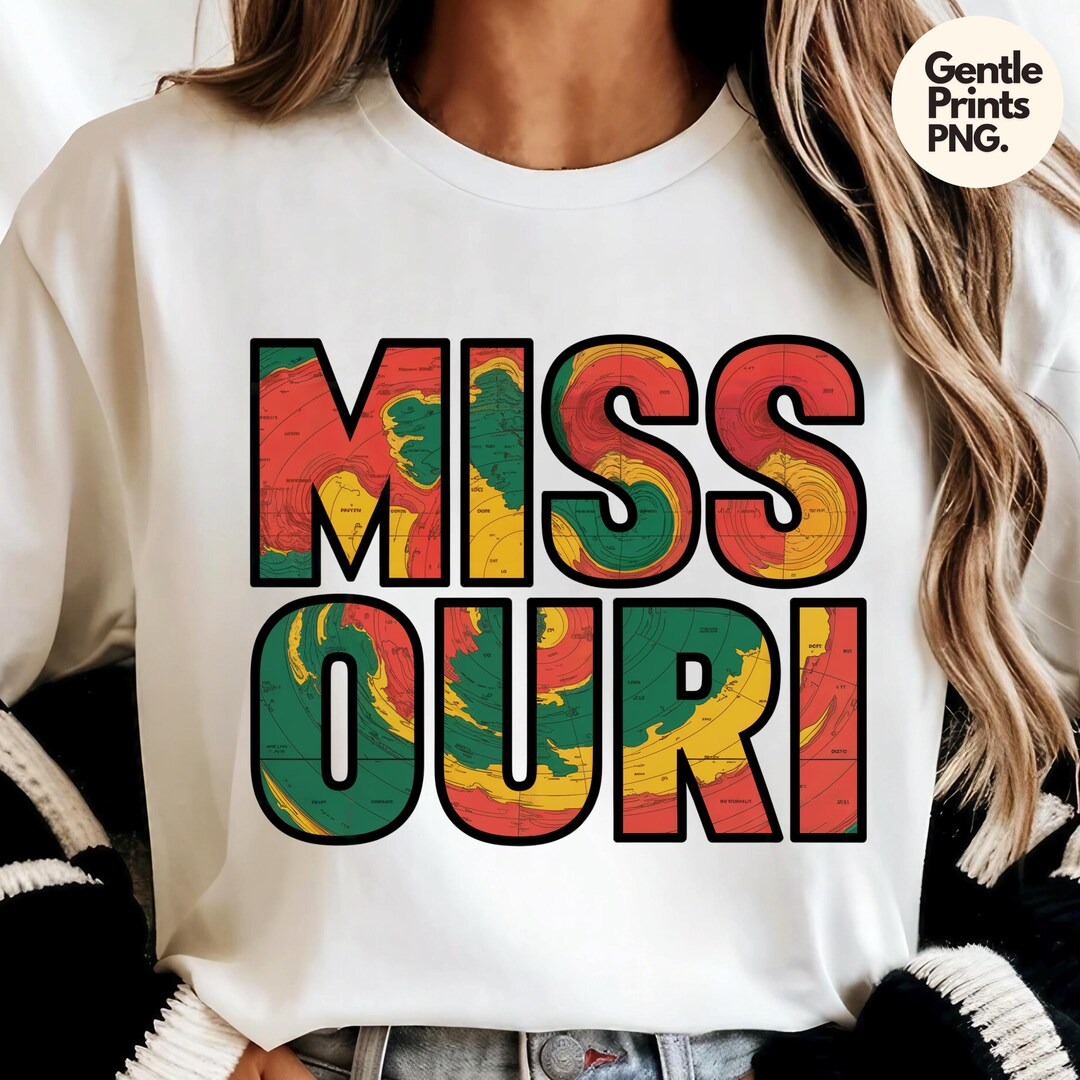 Missouri Weather Radar PNG, Weather Shirts, City Shirts, State Designs ...