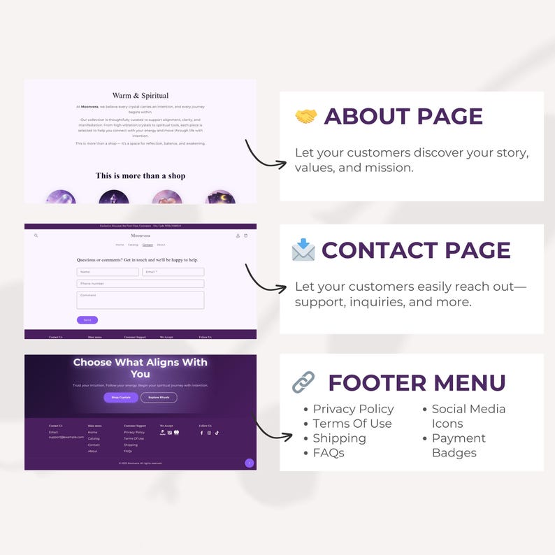 Luxury Spiritual Shopify Theme – Crystal, Tarot & Manifestation Store ...