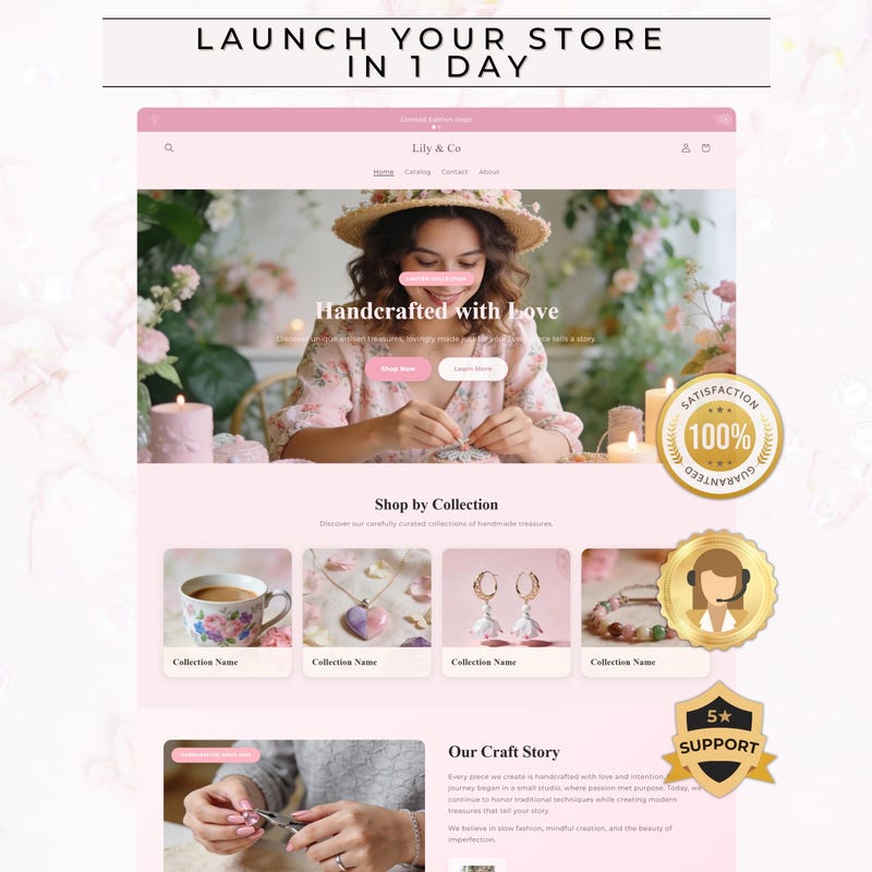 Small Shop Shopify Theme - Etsy
