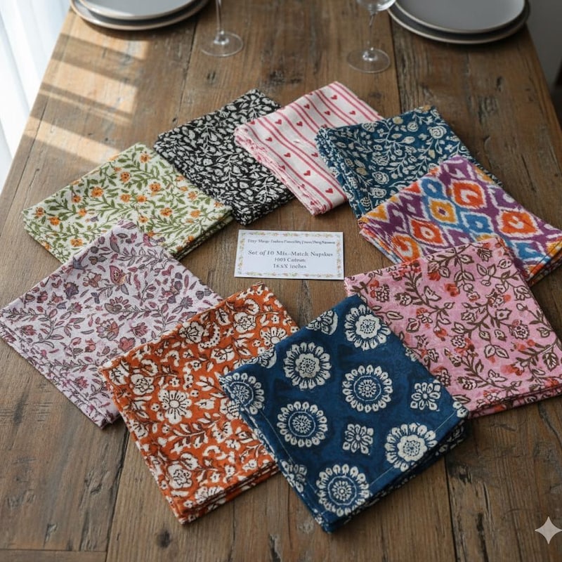 16x16 Square Cloth Napkin - Etsy