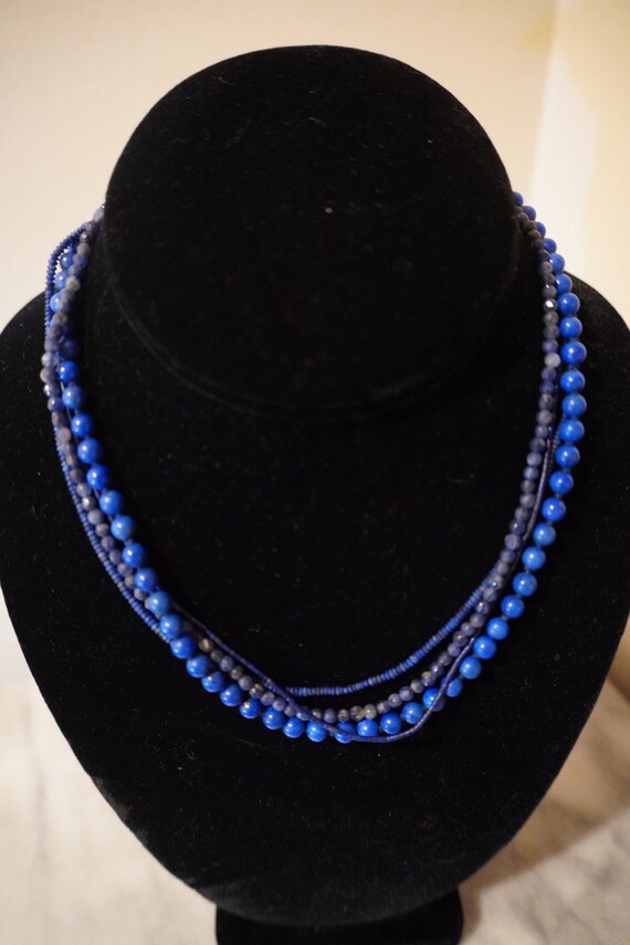 Multi-Strand Necklace, 4-Strand Necklace, Vintage Nec… - Gem