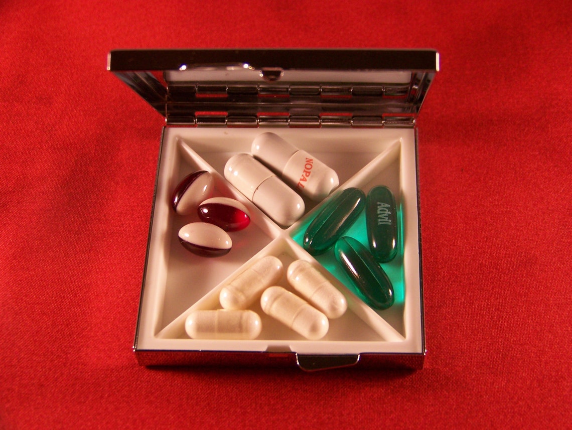 Pill Box Square Psycho Stepford Family Creepy Family that LOVE | Etsy