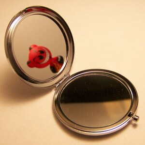 Compact Mirror Creepy Alien Lovers Vintage Bizarre Creepy Eerie Retro ...