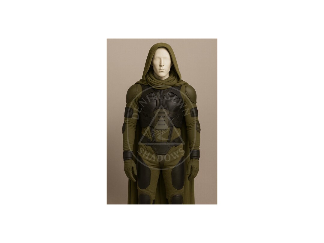 Dune Inspired Desert Flight Suit | Sci-fi Cosplay Costume With Hooded ...
