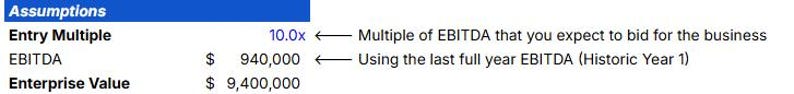 Simple LBO Model: Excel Template for Small Business Acquisition - Etsy