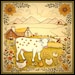 Farm Animal Folk Art Cows - Etsy