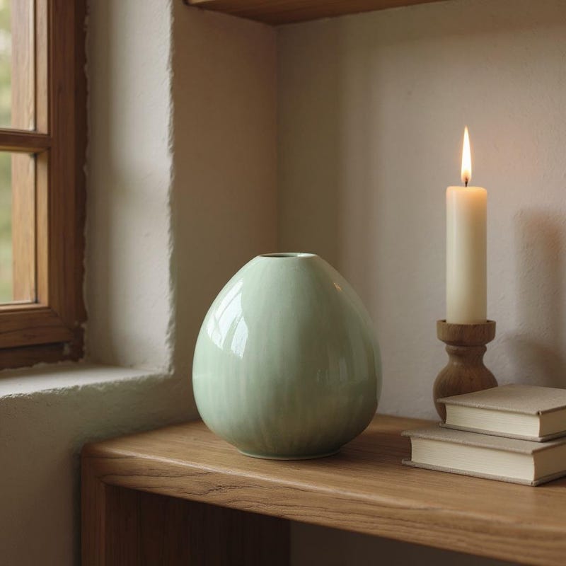 Sage Ceramic Vase Bud - Etsy