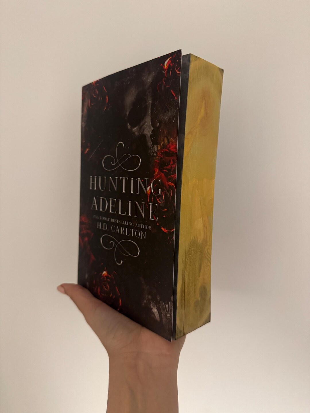 Hand-painted Hidden Fore Edge Book | Hunting Adeline | Gold Edge With ...