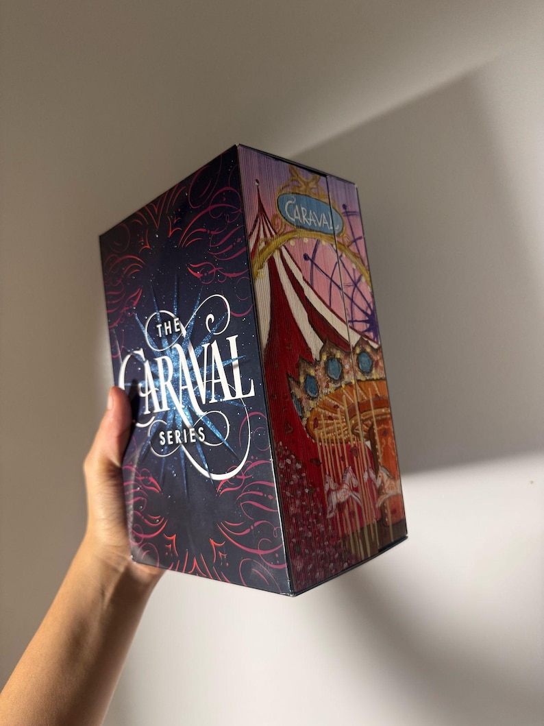 Caraval Series: Hand-painted Book Edge Set - Collector Edition - Etsy