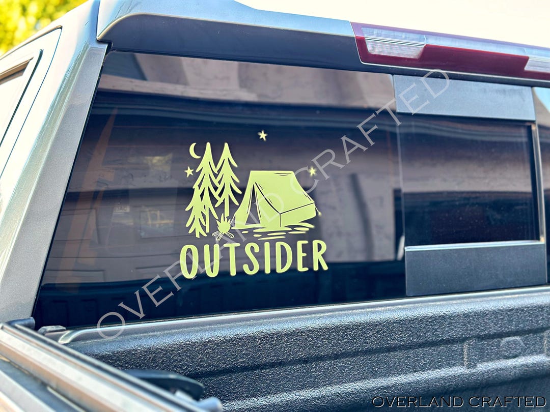 Car Decal, Outsider Decal, Overland Decal, Camping Decal, Outdoor ...