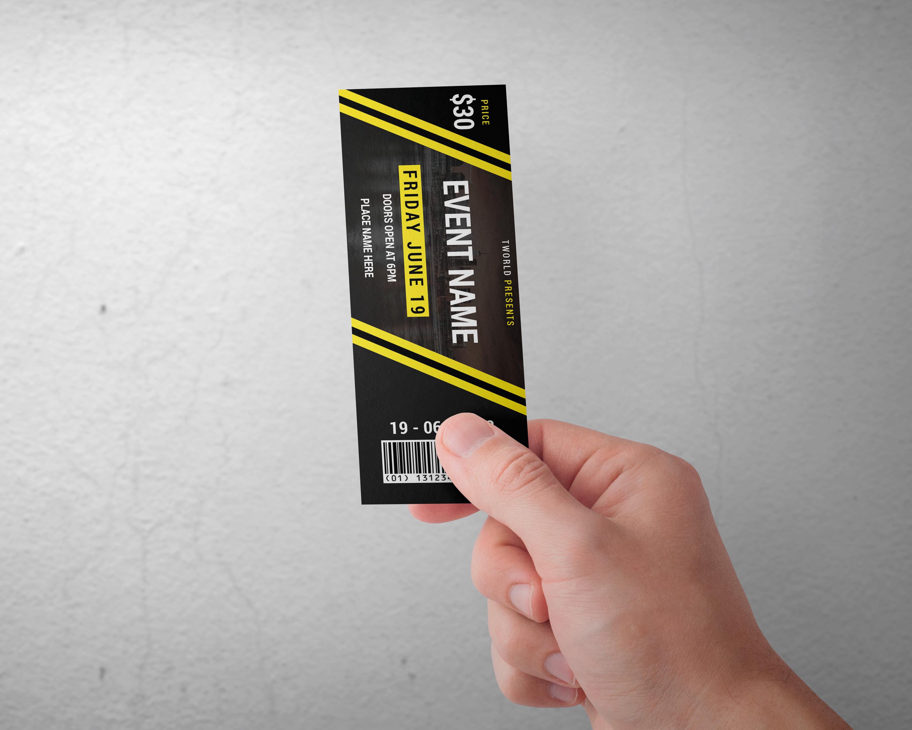 Custom Event Ticket Design (digital File) - Etsy