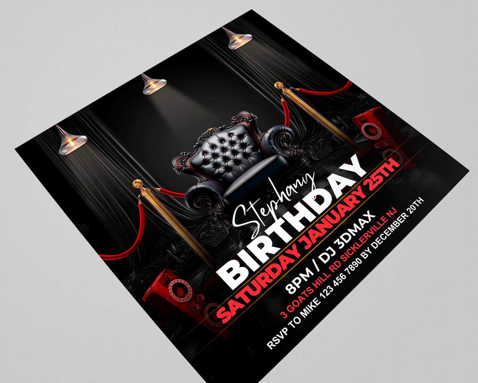 VIP Birthday Party Flyer, VIP Lounge Night Club Flyer, VIP Birthday ...