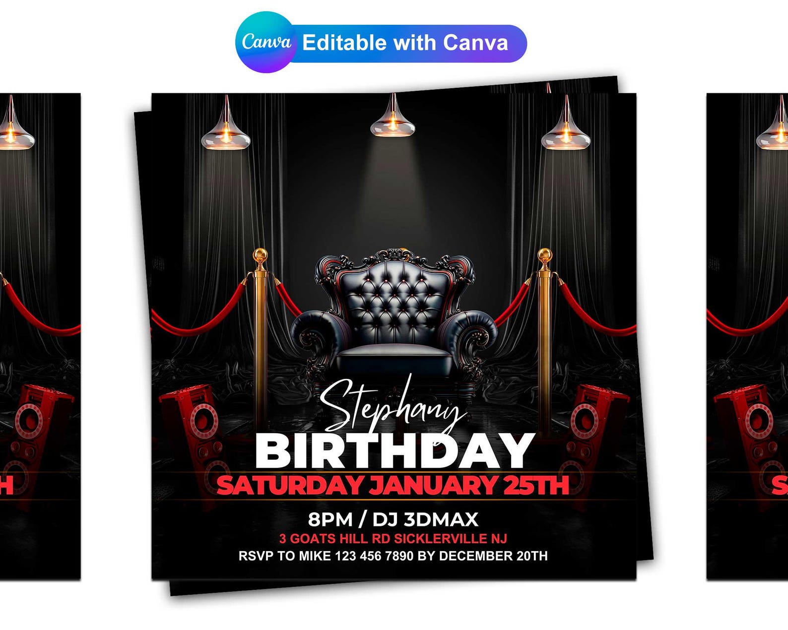 VIP Birthday Party Flyer, VIP Lounge Night Club Flyer, VIP Birthday ...