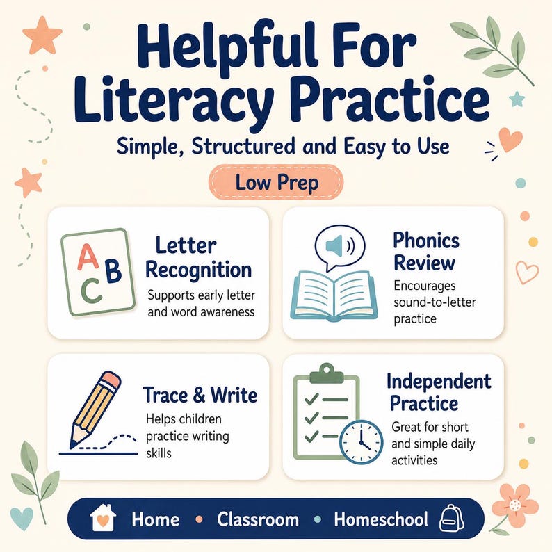 Phonics Worksheets for First Grade Sight Words and Sentence Writing ...