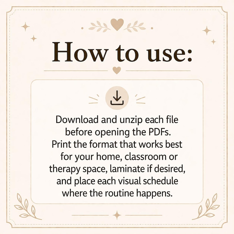 Visual Schedule Bundle PDF, Daily Routine Cards for Kids - Etsy