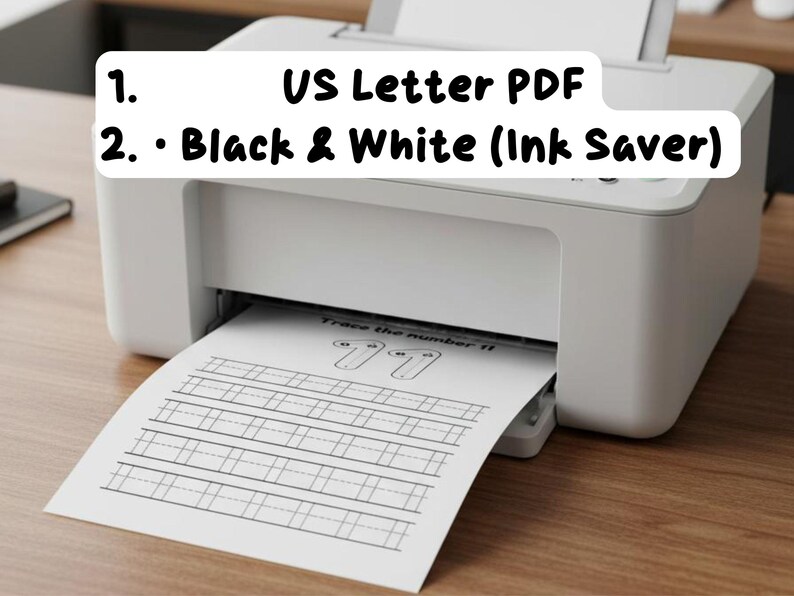 Number Tracing Worksheets 11-20, Trace and Count Numbers, Preschool ...