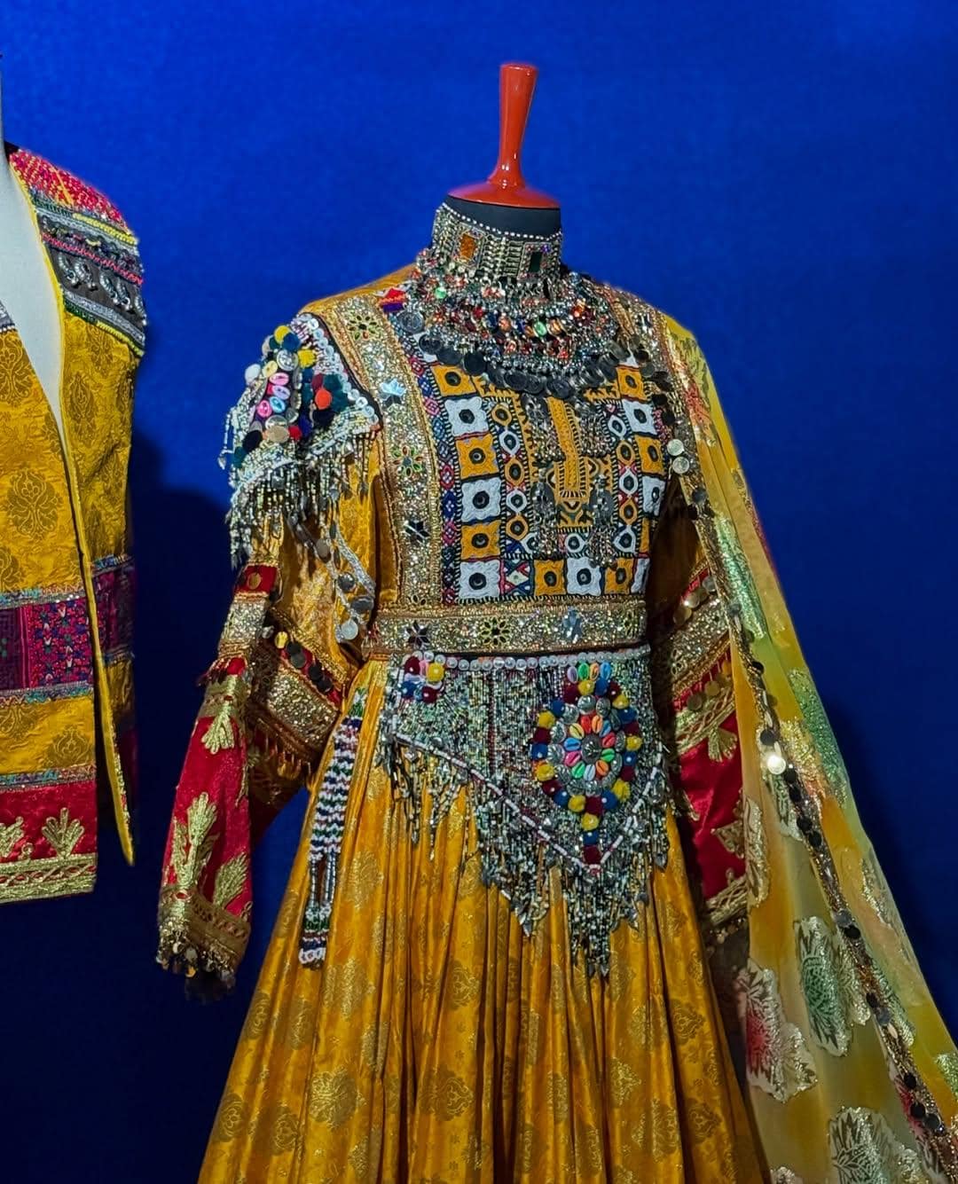 Afghan Yellow Bridal Dress With Traditional Vest - Etsy