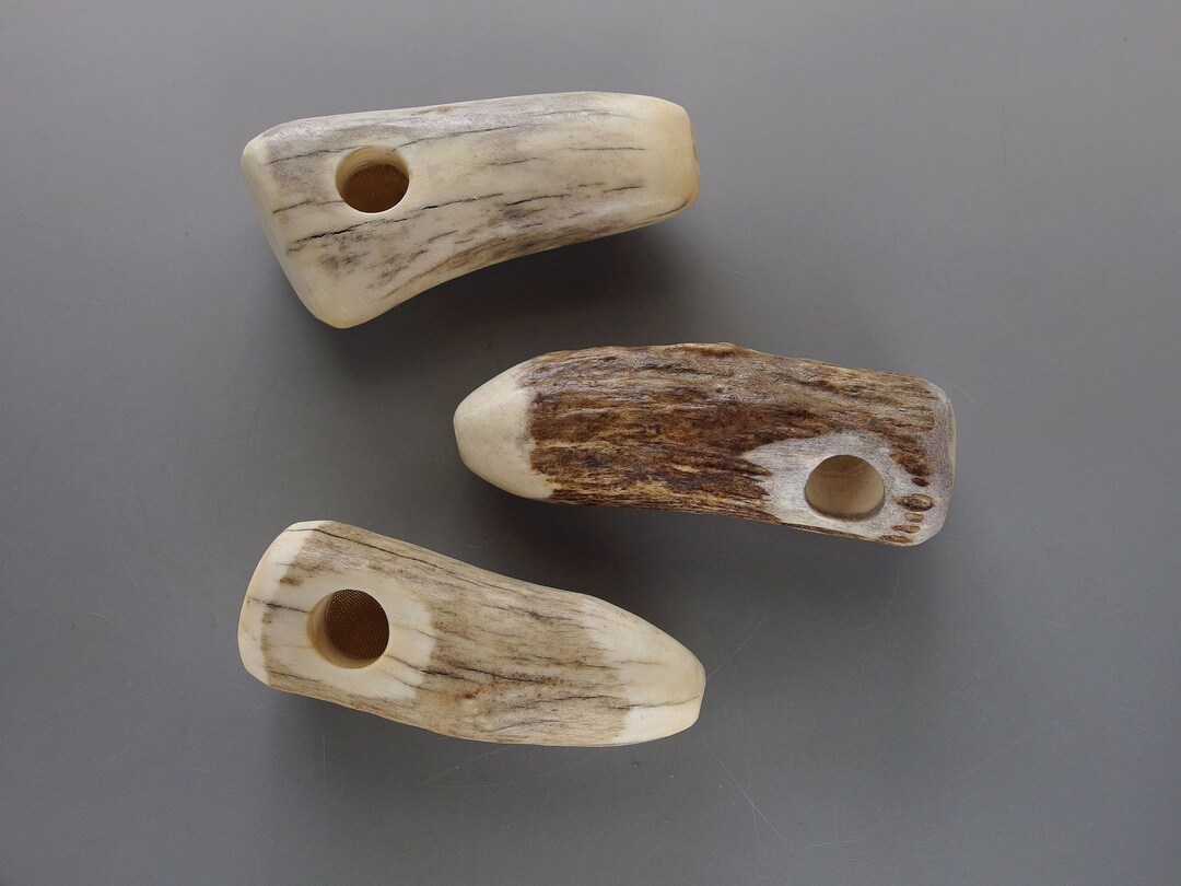 Hand Carved Antler Pipes Alaskan Moose Antler - Etsy