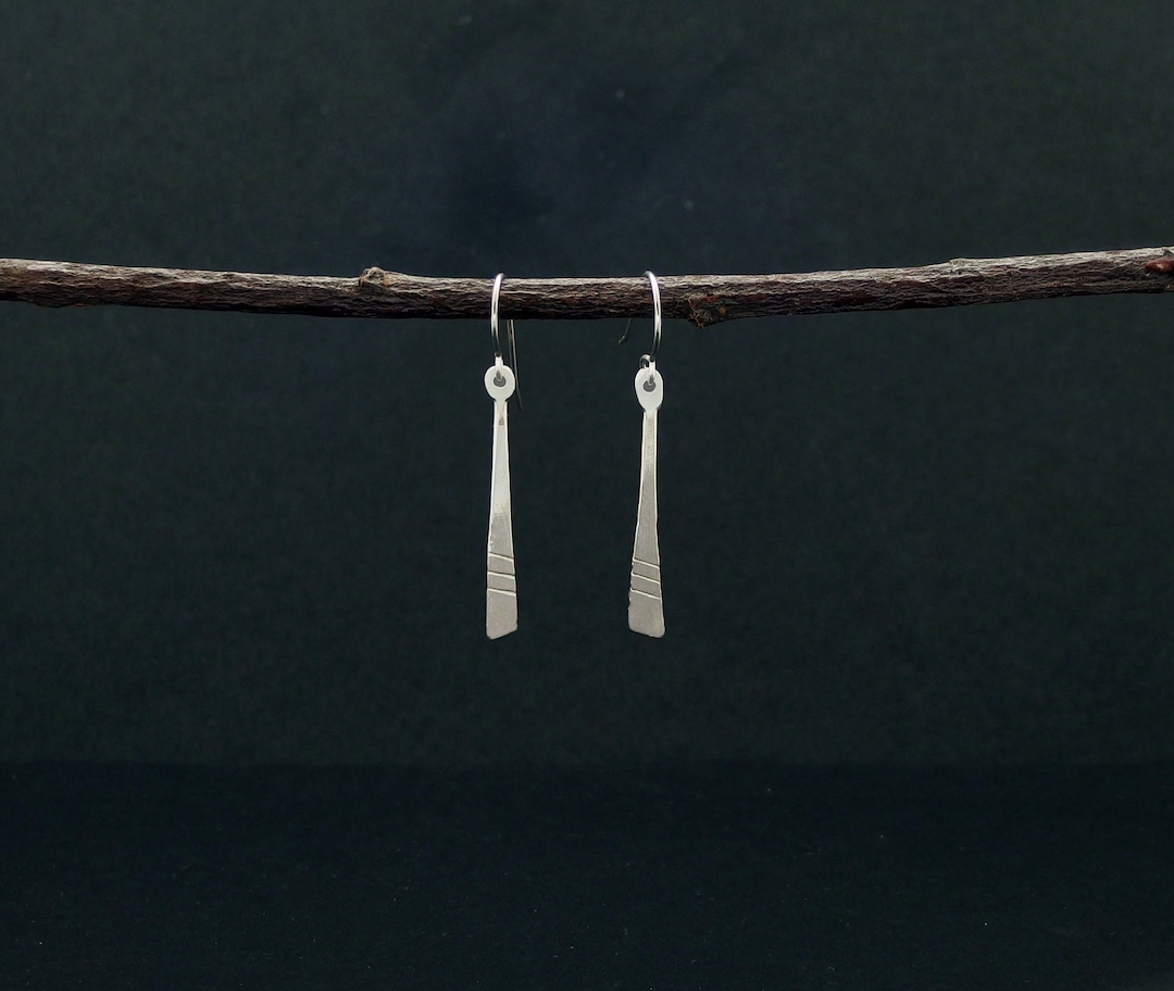 Sterling Silver Drop Earrings - Etsy