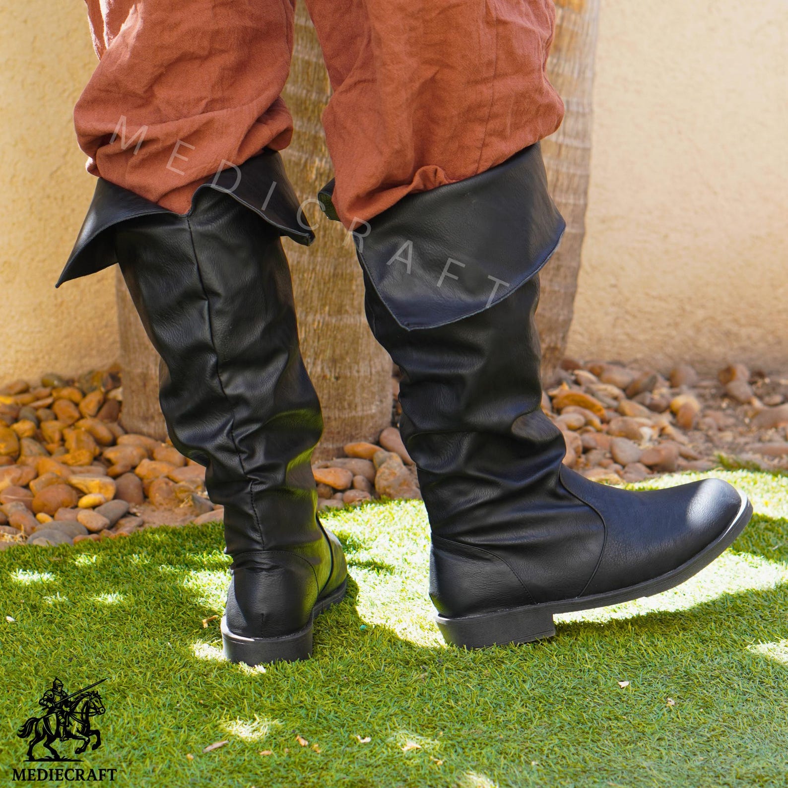 Renaissance Pirate LARP Boots – Medieval Viking Knight Boots for ...