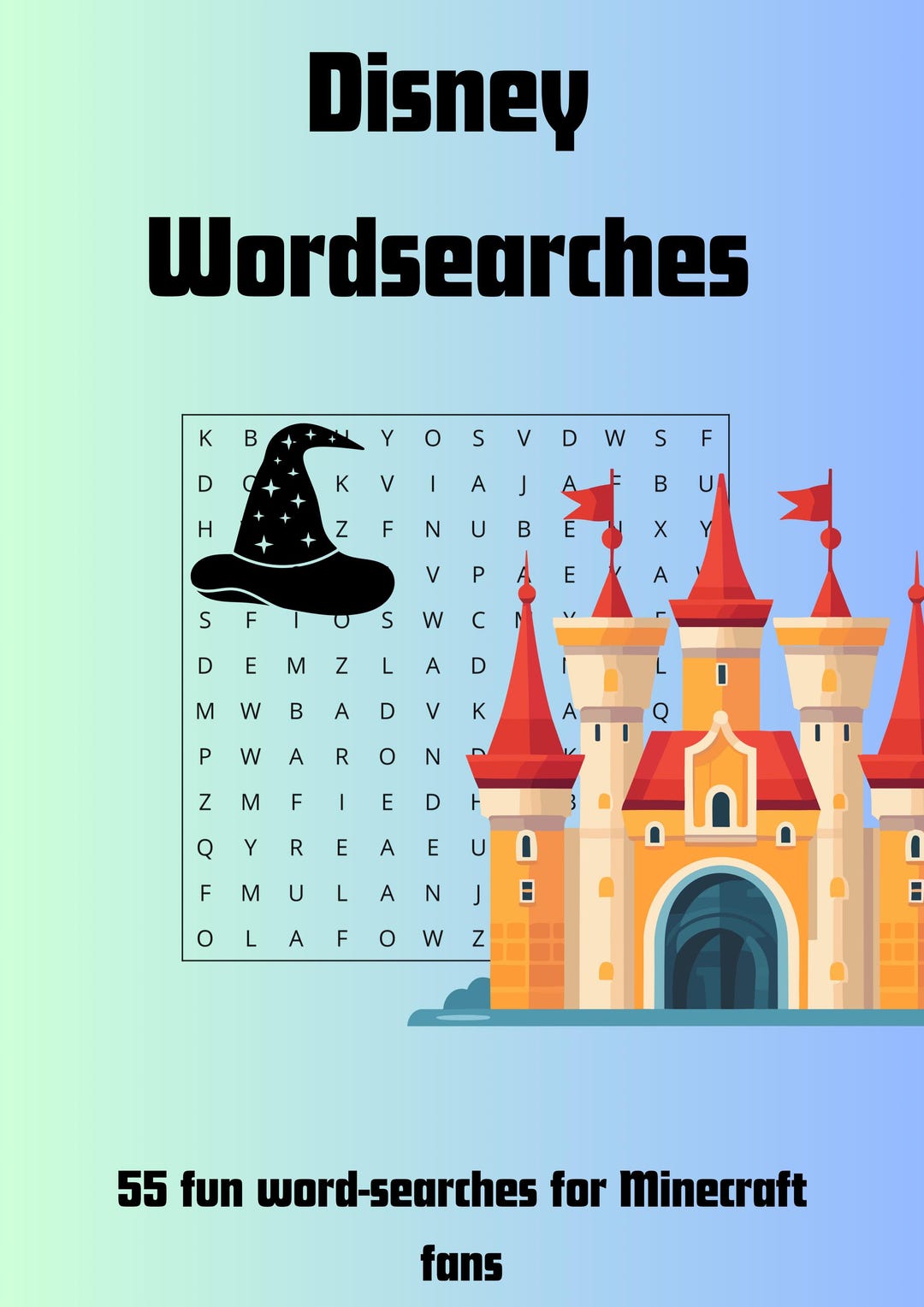 Disney Themed Word Search Fun for All Ages- Digital Download - Etsy