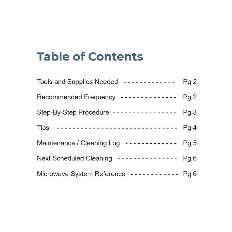 Microwave Cleaning Guide | Step-by-step Cleaning & Care Checklist ...