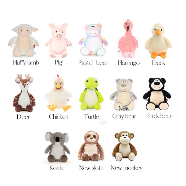 Baby Stuffed Animals - Etsy