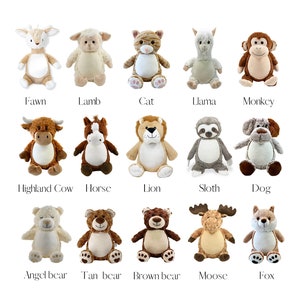 Personalized Stuffed Animal, One Name Only No Other Words, Kids Gifts ...