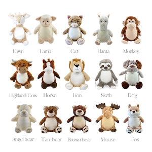 Adoption Stuffed Animal, Personalized Kids Stuffed Animal, Adoption ...