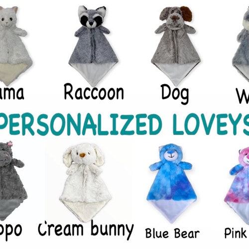 Blanket Lovey Personalized Security Blanket Baby Blanket - Etsy