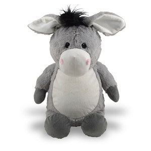 Personalized Donkey Stuffed Animal and Lovey Gift Set, New Baby Gift ...