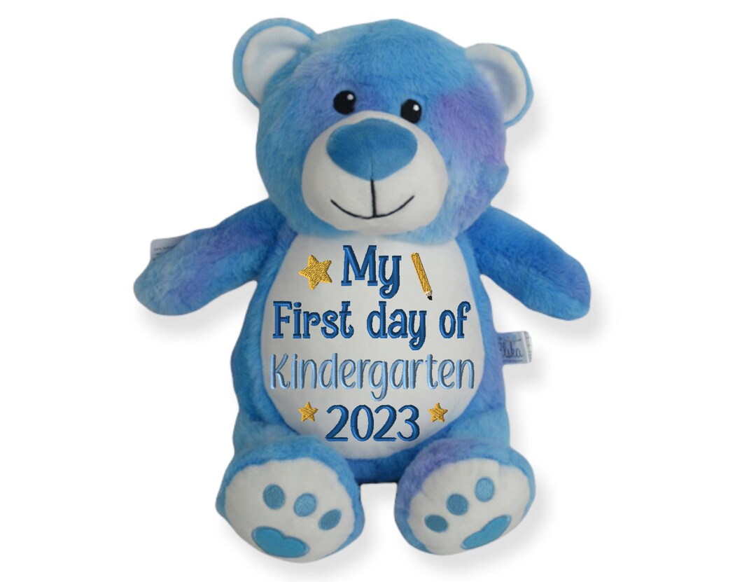 First Day of School Gift, Kindergarten Gift, Personalized Stuffed ...