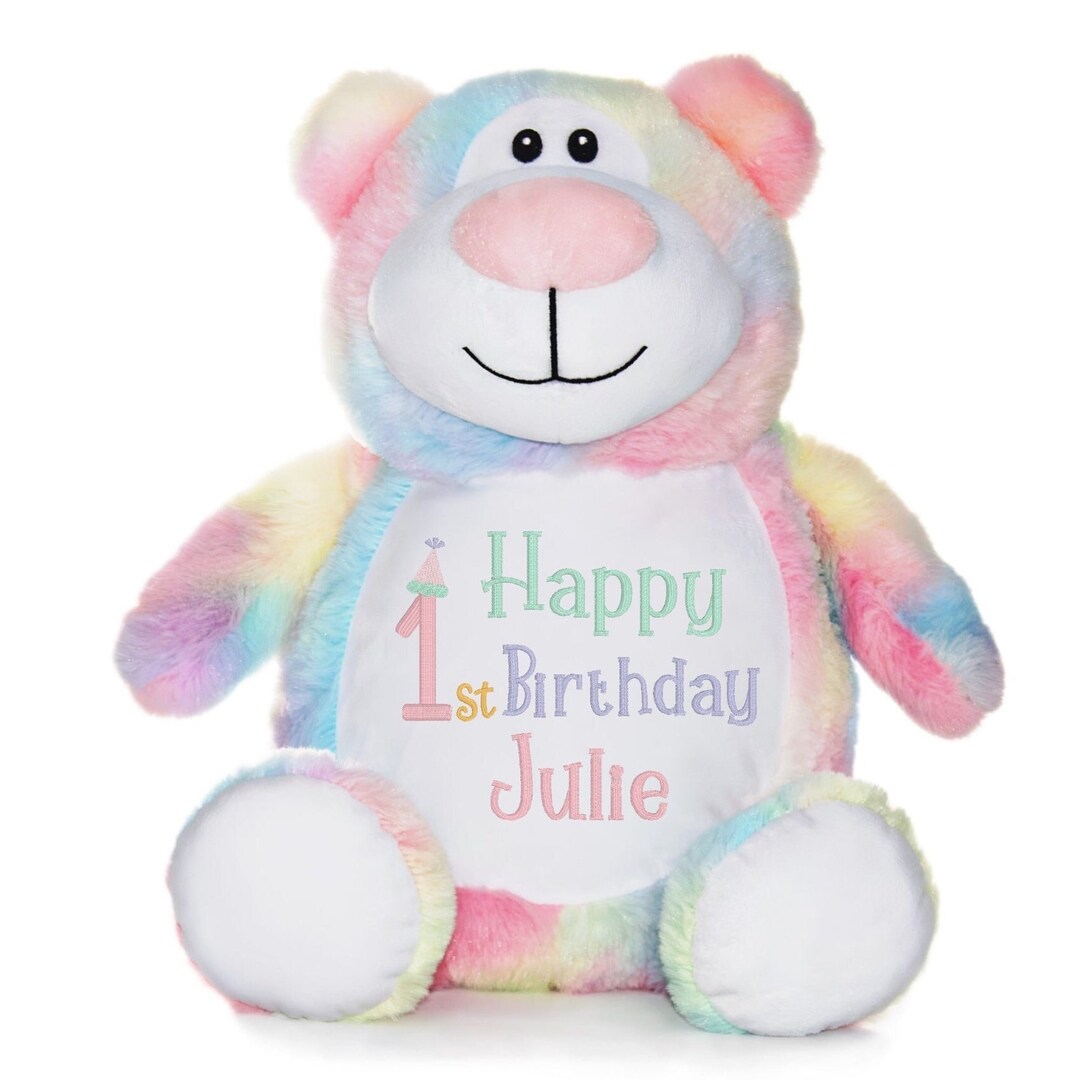 Personalized Stuffed Animal, Little Girls Birthday Gift, Custom Kids ...