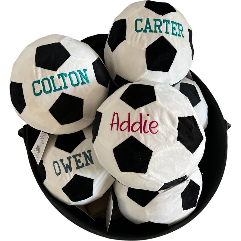 Custom Soccer Pillow Girl - Etsy