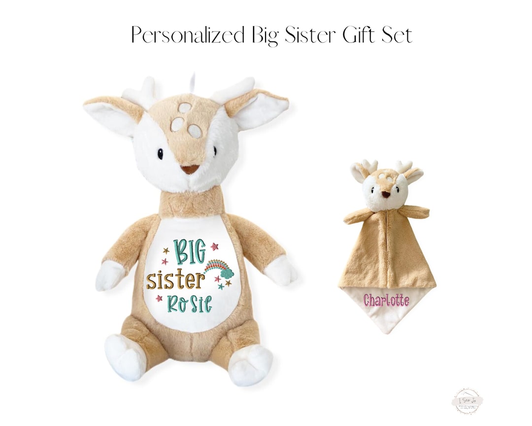 Personalized Baby Sister Stuffed Animals Gifts for Sisters New Baby ...