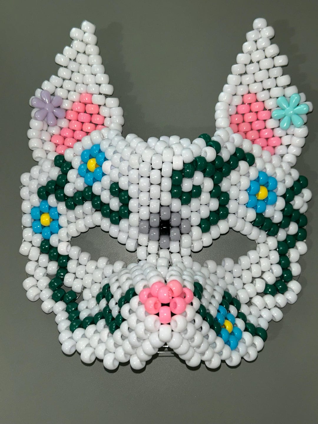 Therian Mask Kandi - Forest Flower Themed - Etsy Australia