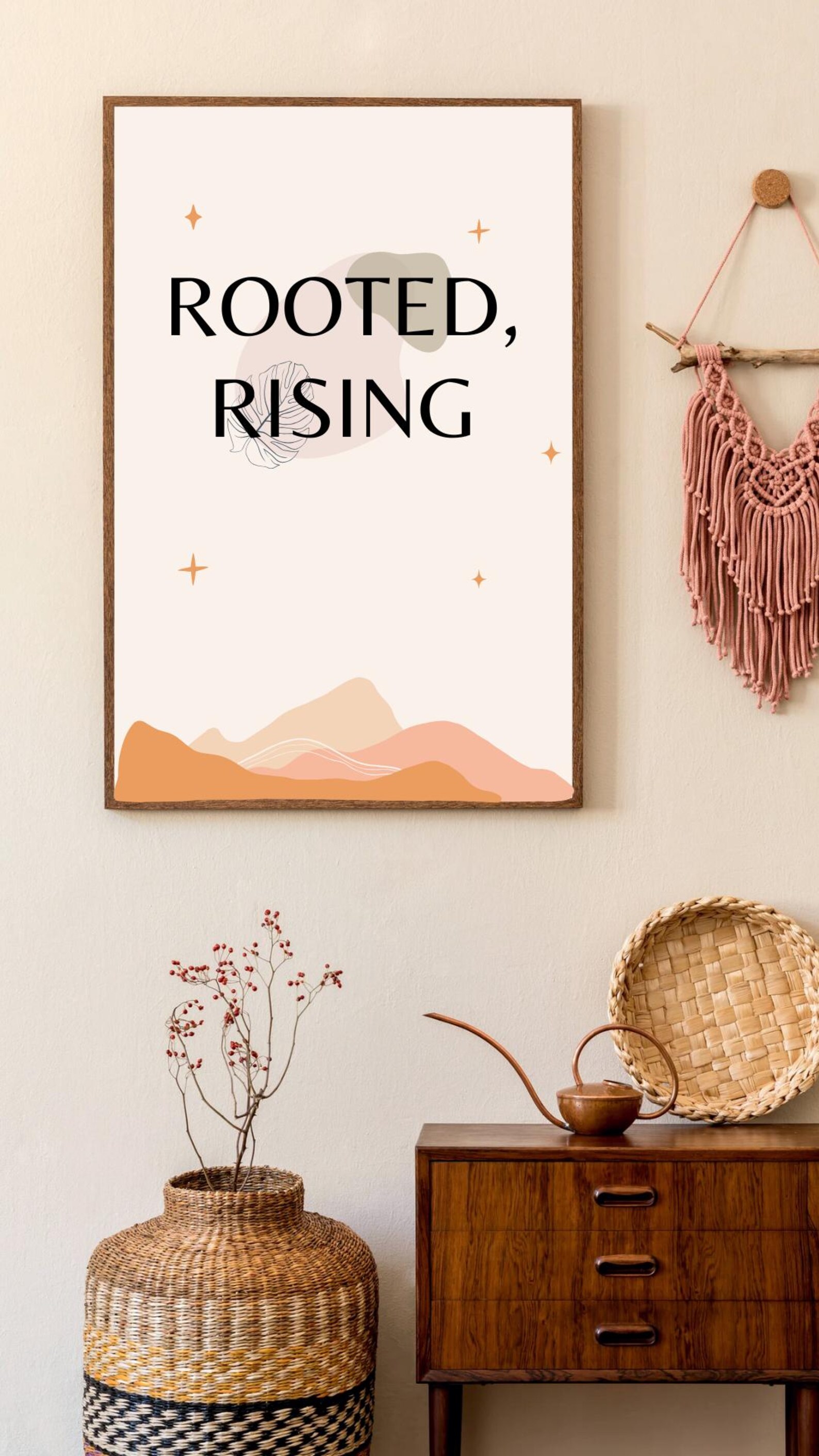 Bundle of Boho Style Digital Poster Prints - Etsy