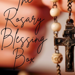 Rosary Blessing Box | Monthly Rosary Subscription | Catholic Subscription Box, Catholic Gift for ...