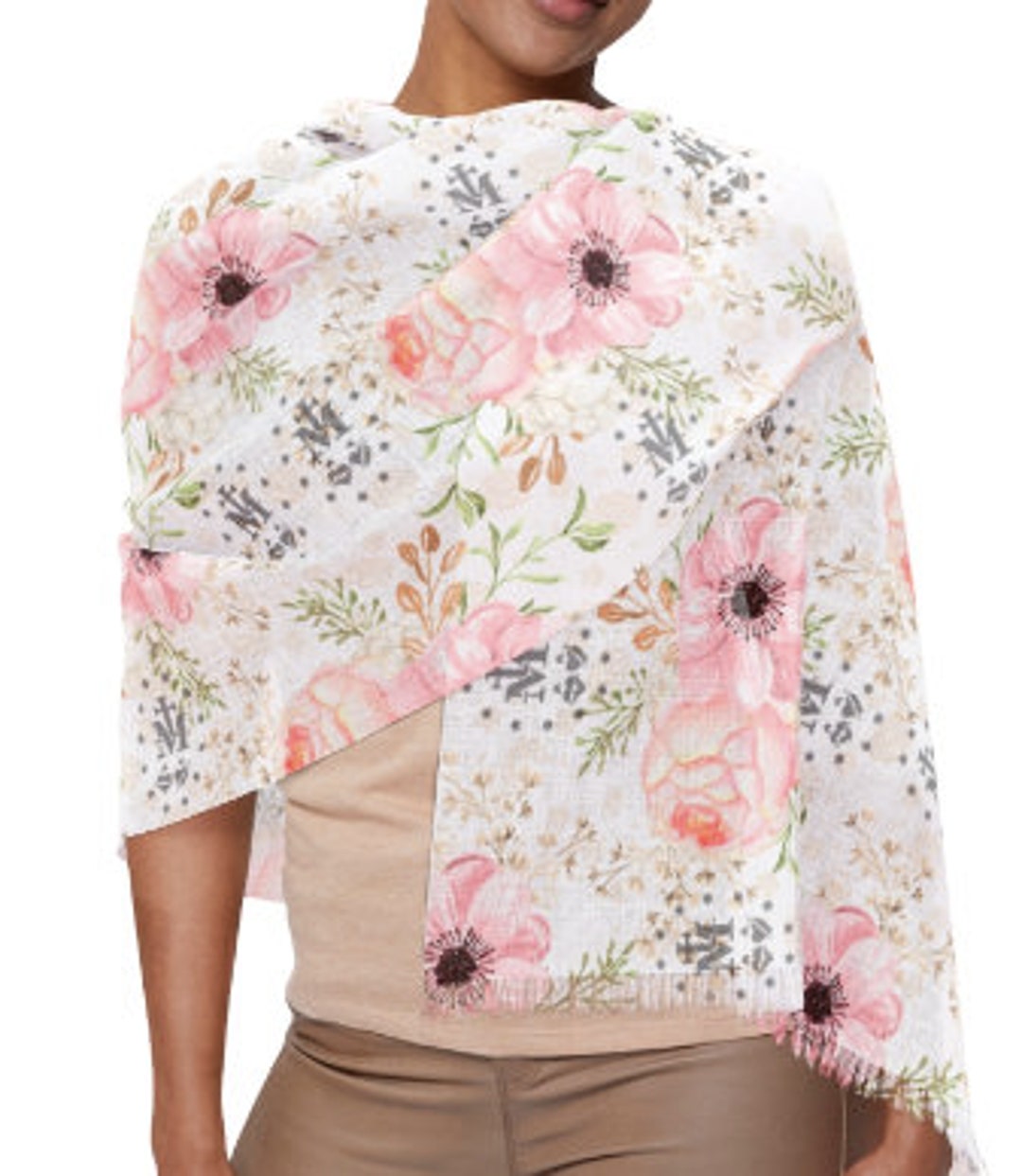 Catholic Scarf for Women, Miraculous Medal, Marian Scarf, Catholic Gift ...