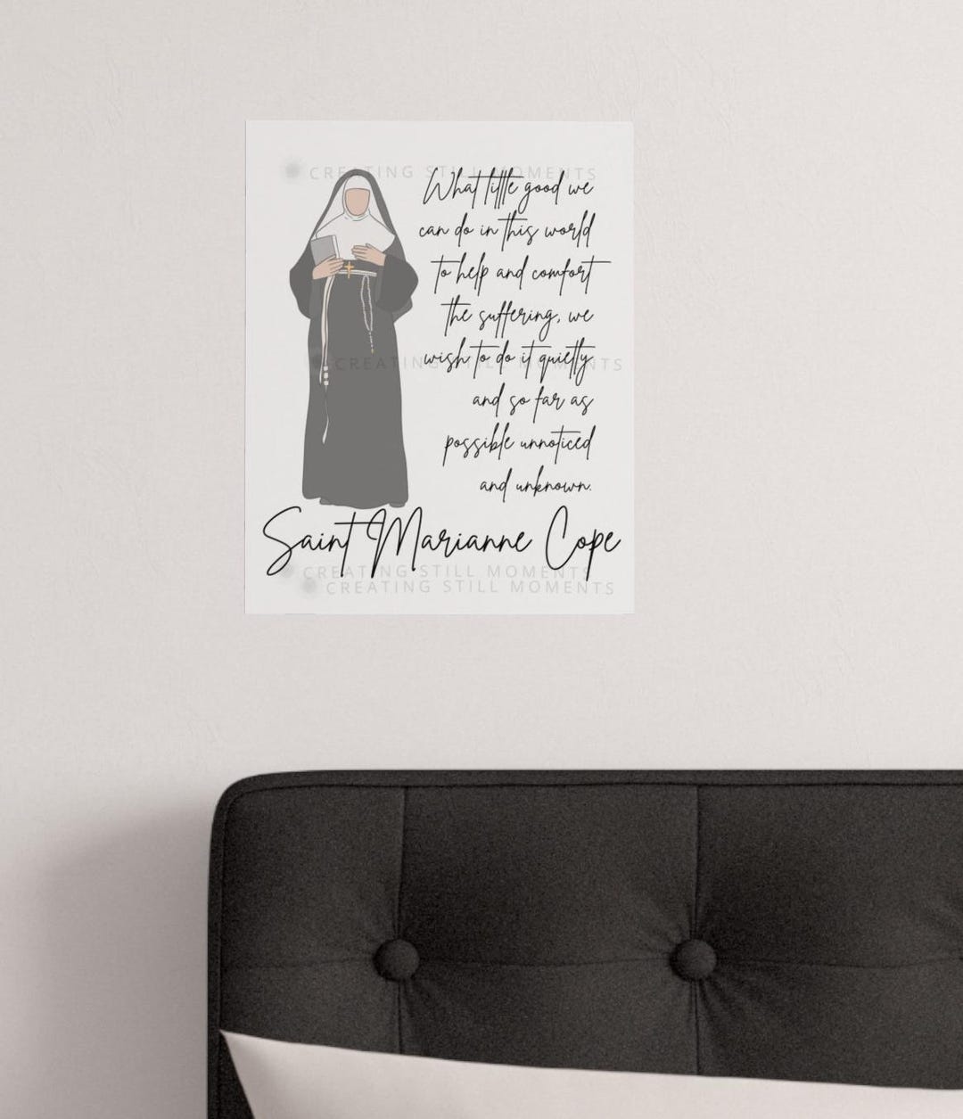 Printed Catholic Art | St. Marianne Cope | Catholic Decor | 3 Sizes ...