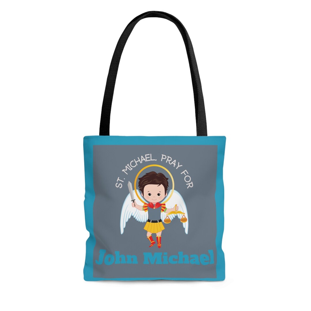 Personalized Mass Bag, Catholic Gift, Catholic Child, St. Michael ...